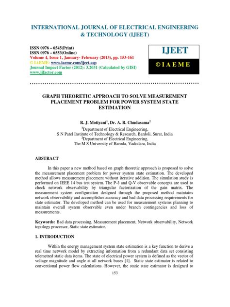 Graph Theoretic Approach To Solve Measurement Placement Problem For
