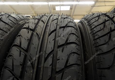 Car Parts Shop Tread Blocks And Grooves On New Tire Detailed Stock Photo By AnyVidStudio 111580284