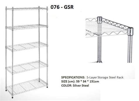 5 Layer Storage Steel Rack Office Partition Office Furniture Furniture Home Living Office