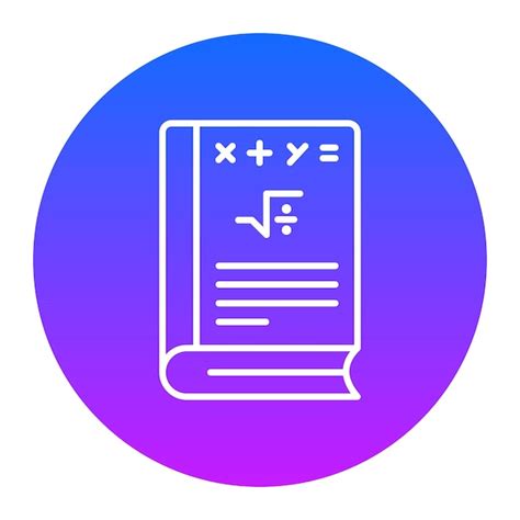 Premium Vector Algebra Book Vector Illustration