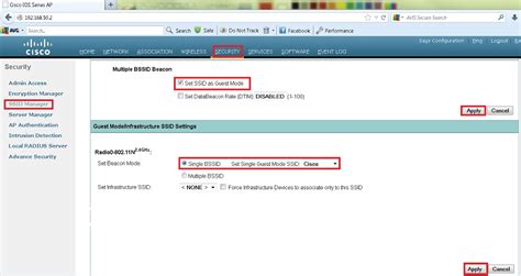 Configure SSID On Autonomous AP Cisco