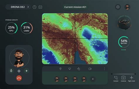 Drone Tracking Dashboard Ui Design Behance