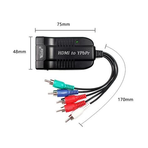 1080p Hdmi Naar Rgb Component Ypbpr Video En R L H Grandado