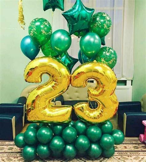 Композиция "23 февраля" » Гелиевые воздушные шарики | Заказ и доставка ...