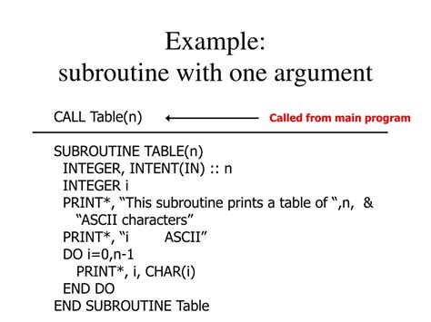 ppt subroutines powerpoint presentation free download id 8699315
