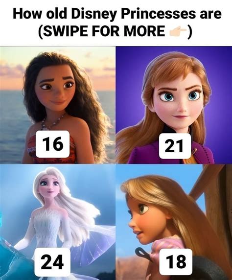 익스트림무비 디즈니 공주들 나이