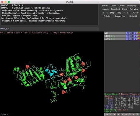 使用 Pymol 可视化蛋白质 蛋白质对接 知乎