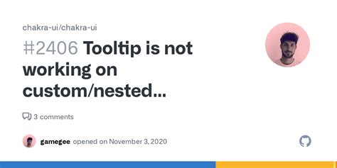 tooltip is not working on custom nested components even when using forwardref · issue 2406