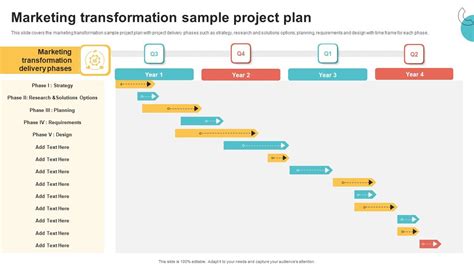 Digital Marketing Toolkit Marketing Transformation Sample Project Plan Elem