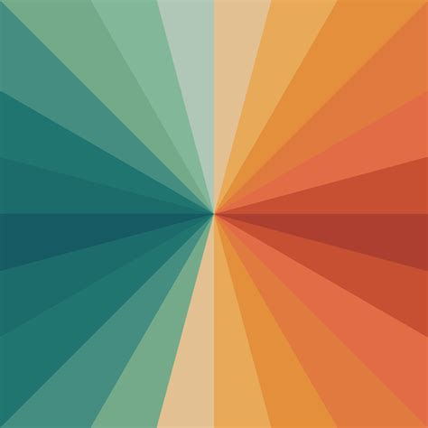 S Retro Rainbow Rays Vector Background Vector Art At Vecteezy