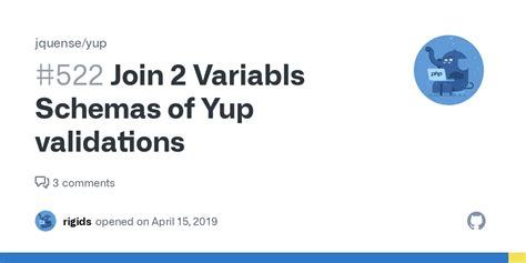 Join 2 Variabls Schemas Of Yup Validations · Issue 522 · Jquenseyup · Github