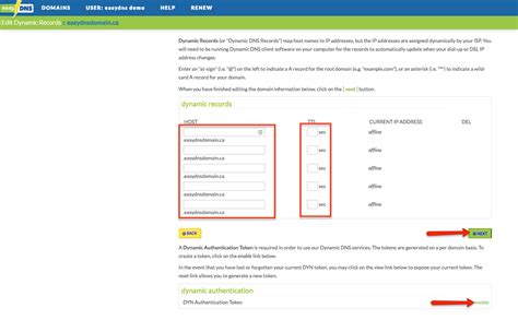 Dynamic DNS EasyDNS Technologies Inc