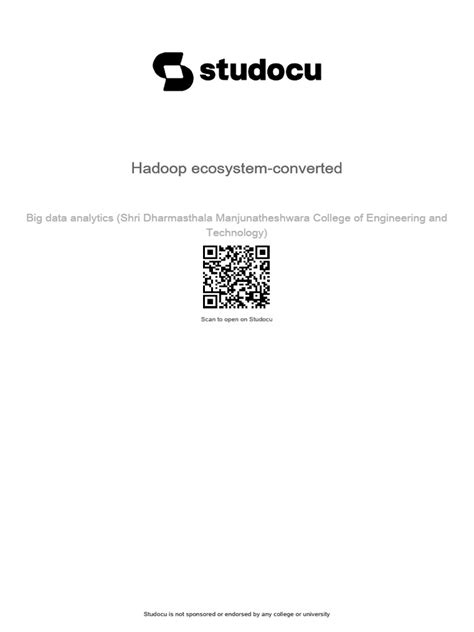 Intro Hadoop Ecosystem Pdf Apache Hadoop Map Reduce