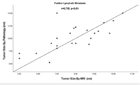 Comparison Of Tumor Size And Lymph Node Metastasis R Pearson Download Scientific Diagram
