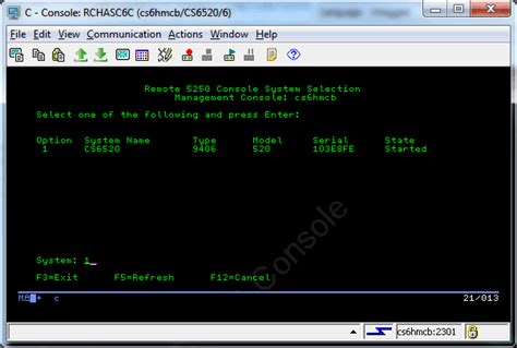Configuring Ibm I Acs For Hmc Remote Console