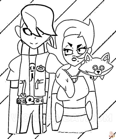 Brawl Stars Coloring Pages Printable Free