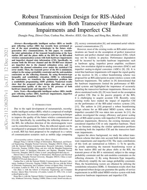Robust Transmission Design For Ris Aided Communications With Both Transceiver Hardware