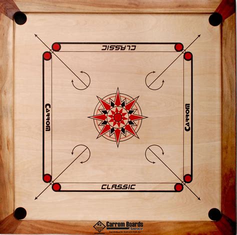 Carrom Board Full Size Classic Complete With Playing Accessories