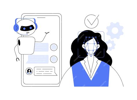 Premium Vector Affective Computing Abstract Concept Vector Illustration