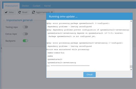 Docker And Portainer No Longer Work After The Upgrade Docker Openmediavault