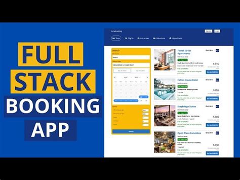 Free Video React Node Js Booking App Full Tutorial MERN Stack