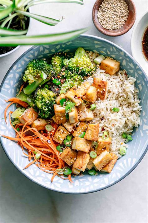 Crispy Tofu And Broccoli Rice Bowl ⋆ Fork In The Road