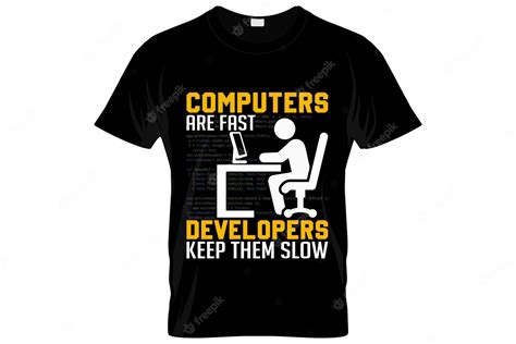 premium vector software developer t shirt design or sd poster design