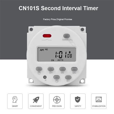7 Days Programmable Digital Timer Switch Relay Cn101 Timer Time Switch 1 Interval Aliexpress
