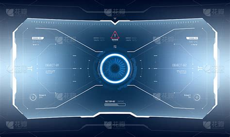 未来科幻技术hud屏幕