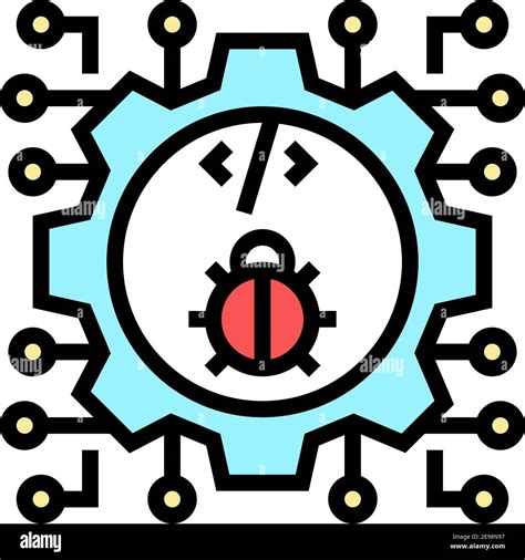 Development Debug Color Icon Vector Illustration Stock Vector Image And Art Alamy