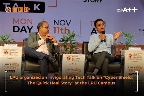 Ankit Kumar On Linkedin Cybersecurity Techtalk Oasisclub Quickheal Innovation Cyberawareness