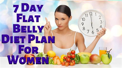 7 Day Flat Belly Diet Plan For Women Healthy Eating Youtube