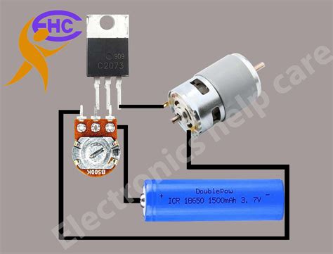 How To Make Speed Controller For Dc Motor Electronics Help Care
