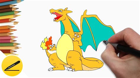 Как Нарисовать Покемона Чаризард поэтапно ★ Рисуем Покемонов Youtube