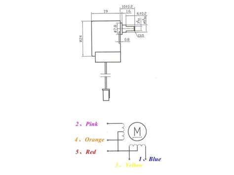 Small Reduction Stepper Motor 12vdc 32 Step 1 16 Gearing Kiwi Electronics