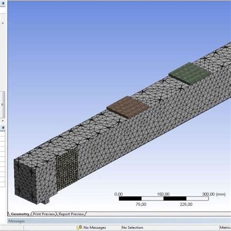 General View Of The Finite Element Beam Model Download Scientific Diagram