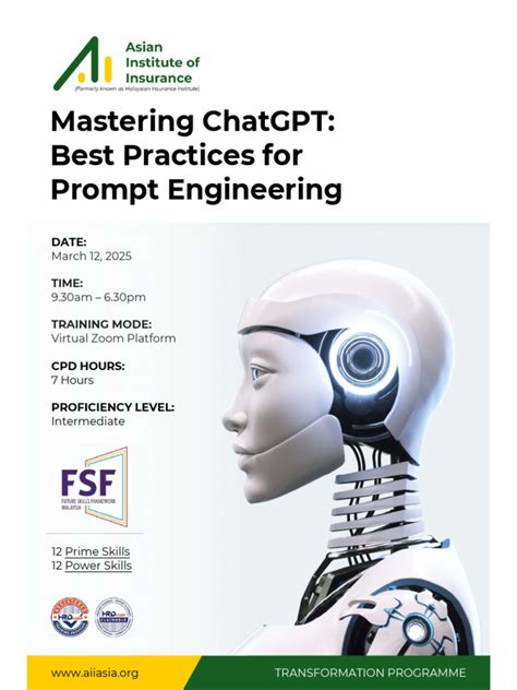 Mastering Chatgpt Best Practices For Prompt Engineering My 20250203 V2 1 Pdf Artificial