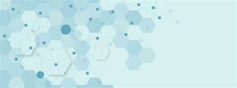 Abstract Hexagonal Shapes With Shadow Connecting Dots And Lines For