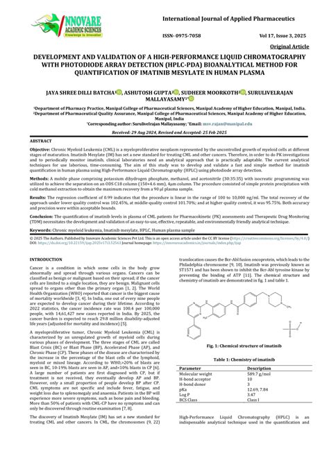 pdf development and validation of a high performance liquid