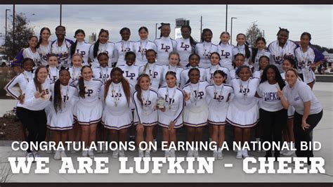 LHS Cheer Earns Bid To Nationals Lufkin High Babe
