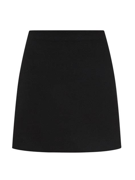 Black Crepe Mini Skirt Mini Skirts Skirts Preppy Skirt