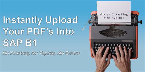 Import PDF Files Into SAP B With PDFDataNet