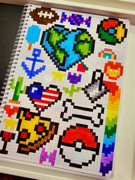 Pixel Art Inspi Lindos Dibujos Fáciles Ideas De Dibujo Fáciles