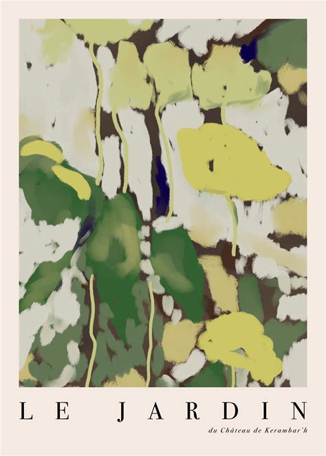 Le Jardin No10 Poster