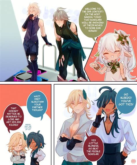 Пин от пользователя Kristina на доске Genshin Impact Альбедо Мемы