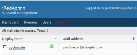 IRedMail 0 7 0 Full Featured Mail Server With LDAP Postfix RoundCube SquirrelMail IRedAdmin On