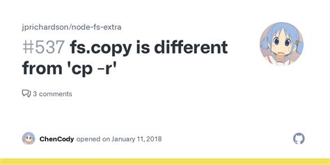 Py Is Different From Cp R · Issue 537 · Jprichardsonnode Fs