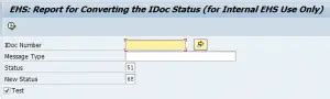 Change IDoc Status By Standard Program SAP Integration Hub
