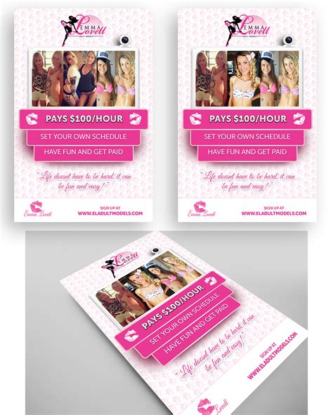 Emma Lovett Adult Models Flyer 20 Flyer Designs For A Business In United States