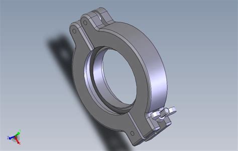 卡箍 SOLIDWORKS 2008 模型图纸免费下载 懒石网